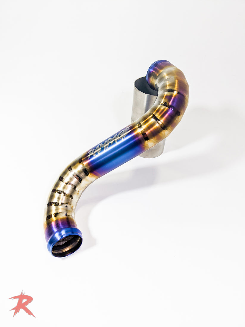 Rampage Titanium Upper Radiator Line – R35 GT-R – Workhorse Performance